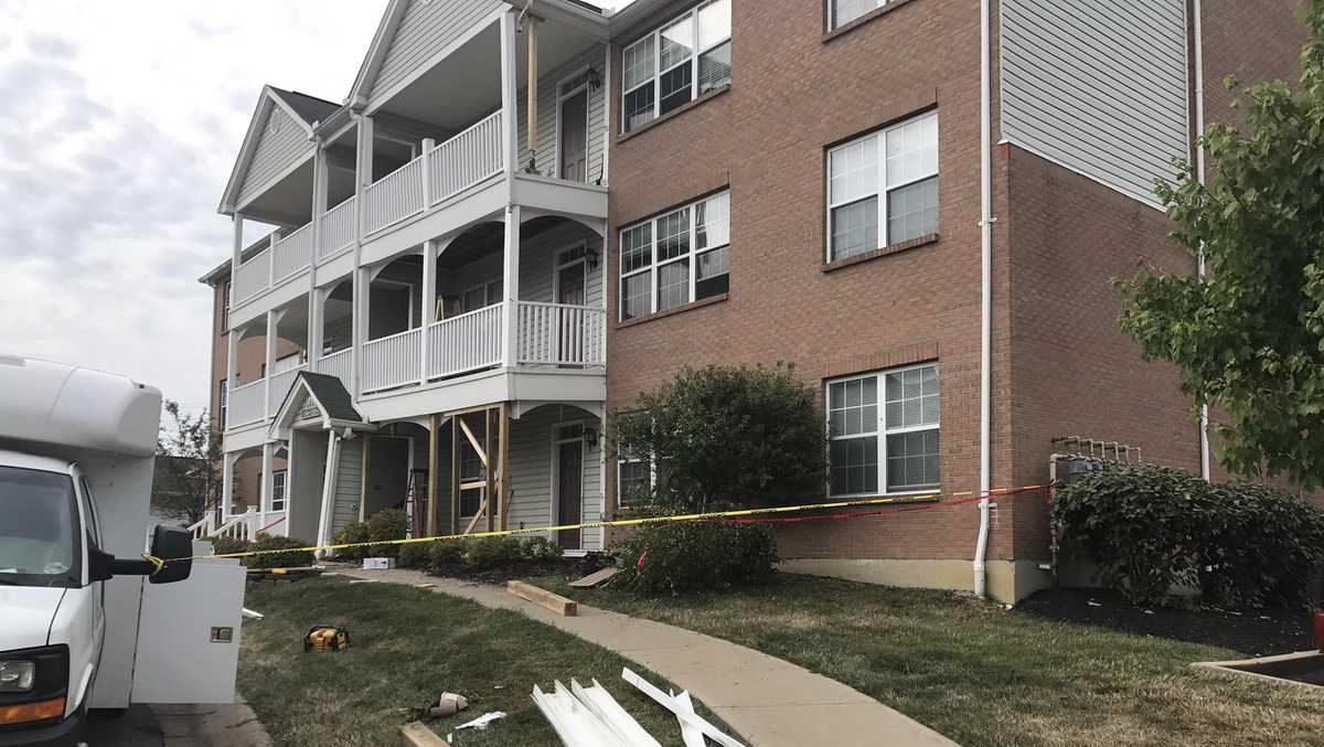 Apartments evacuated after car hits building
