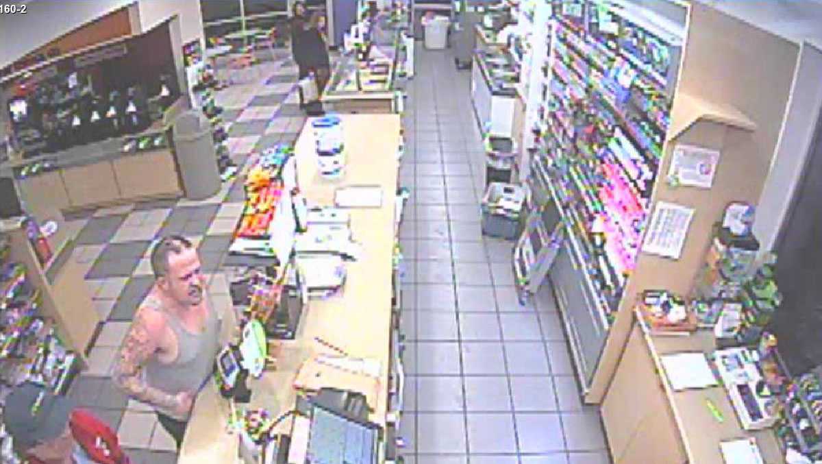 PHOTOS: Police search for man accused of public 'tantrum'