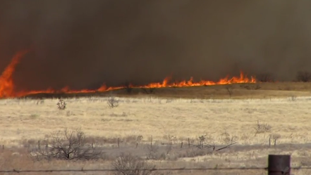 Wildfire sweeps through Perryton, Texas