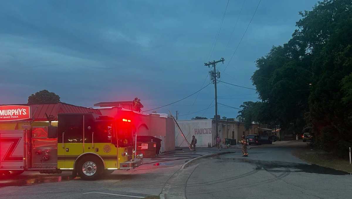 Chatham County Fire responds to building fire on Wilmington Island