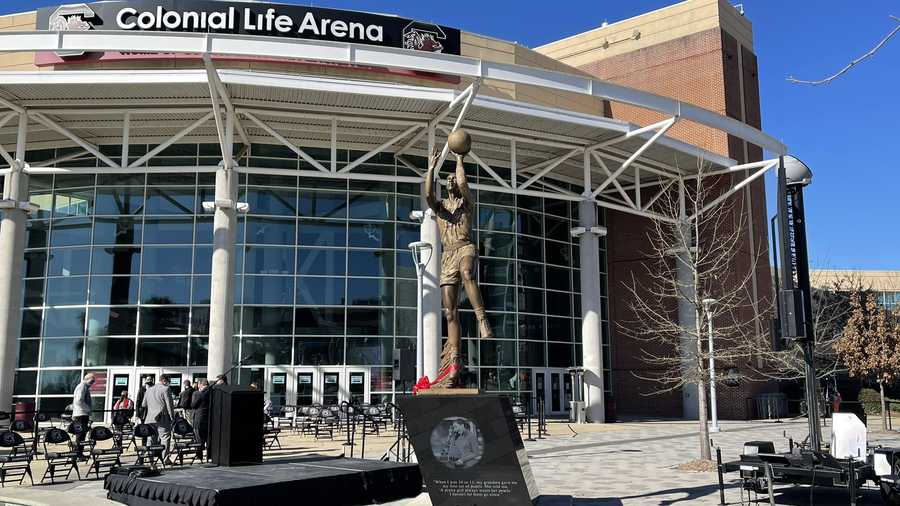 South Carolina installs statue to honor former basketball player A'ja ...