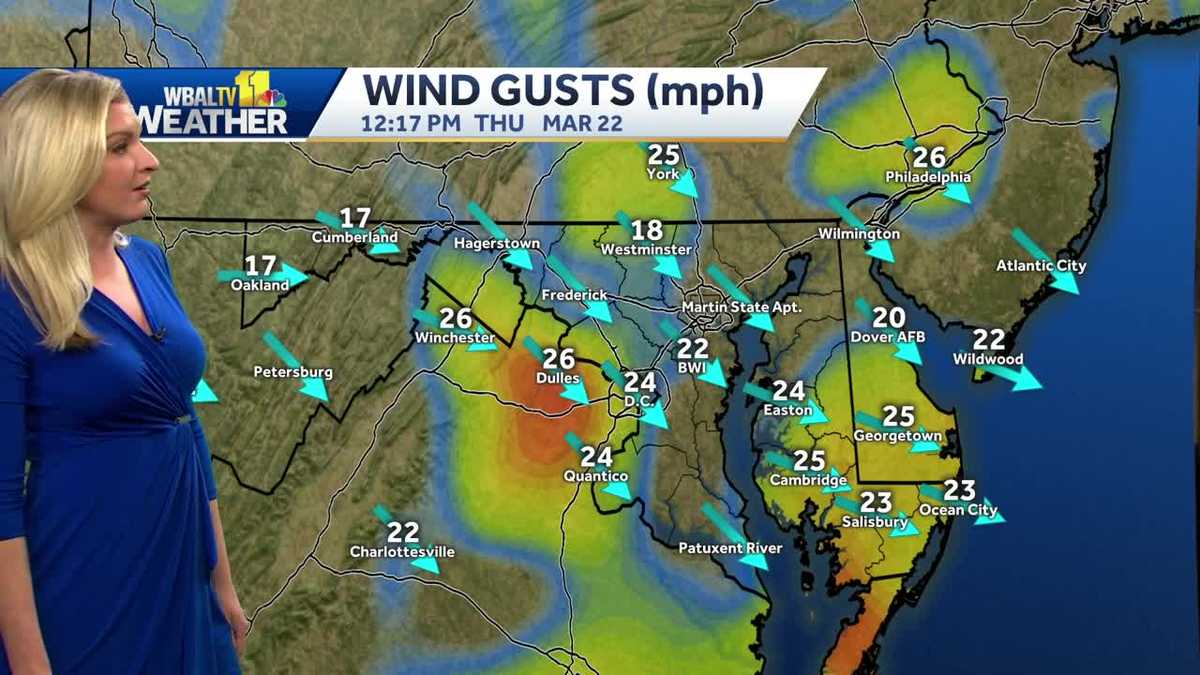Gusty, icy Thursday ahead with wind chills in 30s