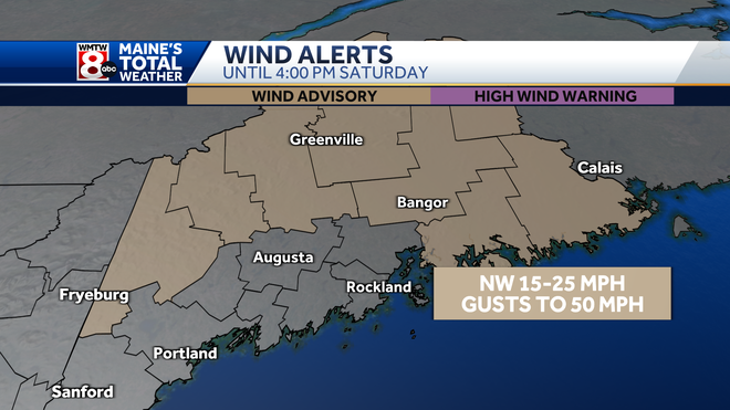 Dry but blustery today, clouds roll in tonight
