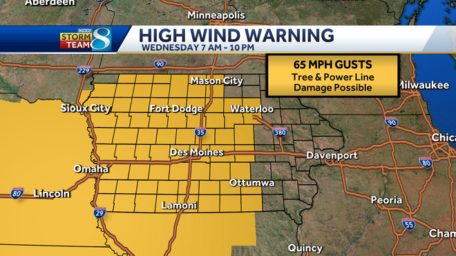 Iowa blizzard: Reports of 60+ mph wind gusts and 12 inches of snow