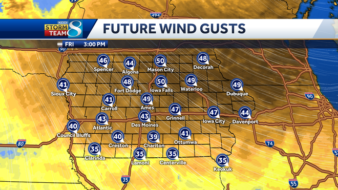 Iowa Weather: Red flag warning in effect for most of the state