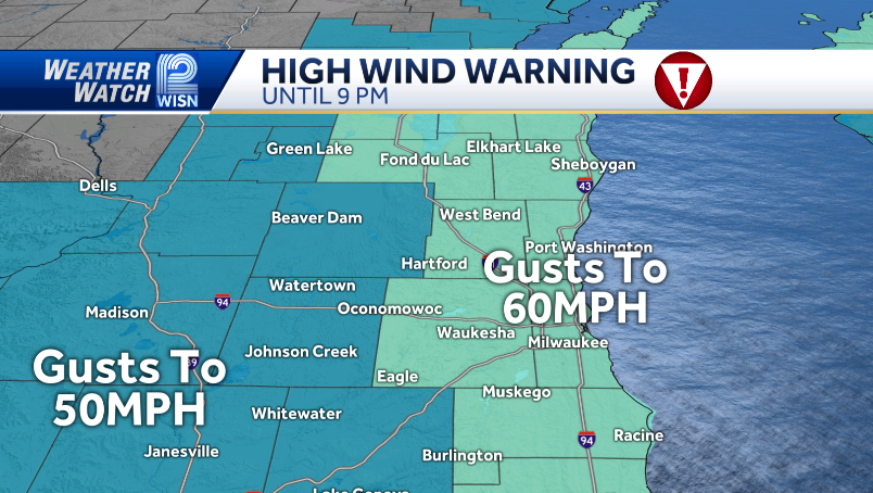 Wisconsin weather: Rain, strong winds this weekend.
