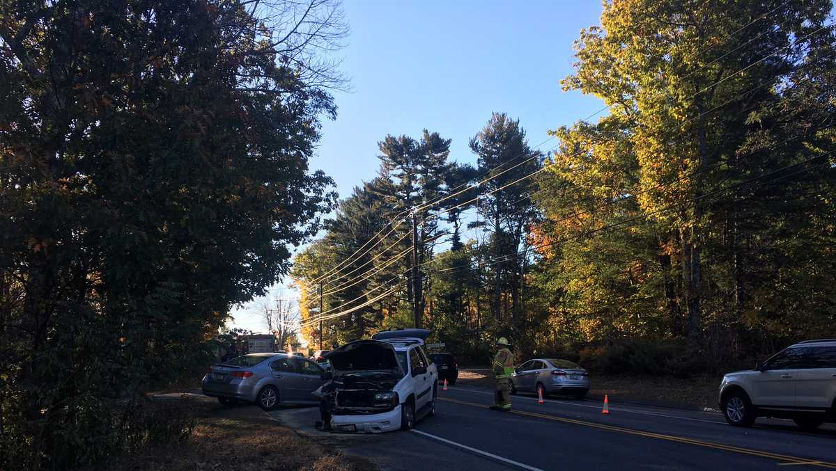 Three hurt in head-on crash on Route 302