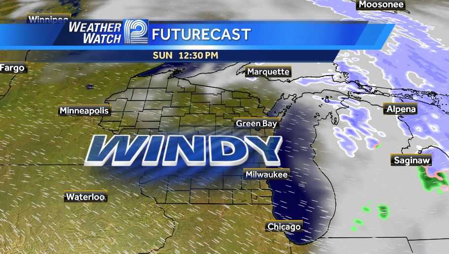 Weather Blog: Rain is out, WIND is in