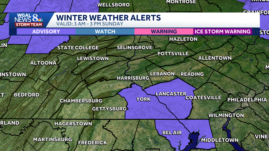 Winter Weather Advisory issued for parts of the Susquehanna Valley
