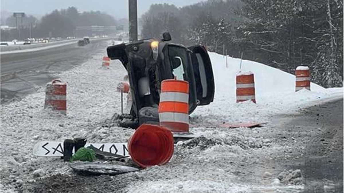 New Hampshire road conditions: Police respond to multiple crashes