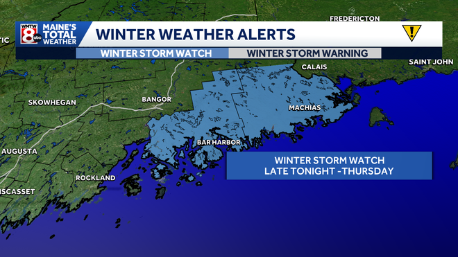 New Year's snow amounts increase for areas of Maine