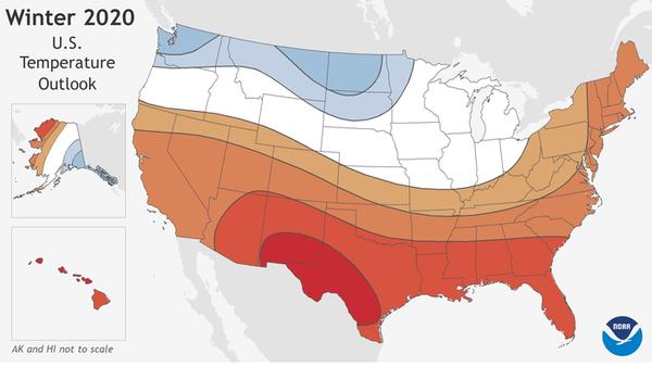 NOAA winter outlook points to a warmer than average winter for the ...