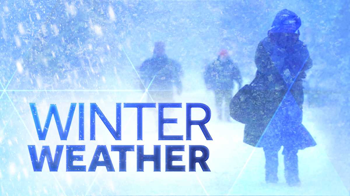 Updates provided winter storm Tuesday night into Wednesday