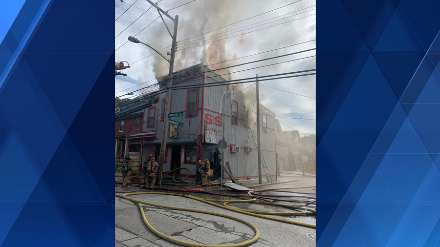 CFD responding to building fire on Winton Road