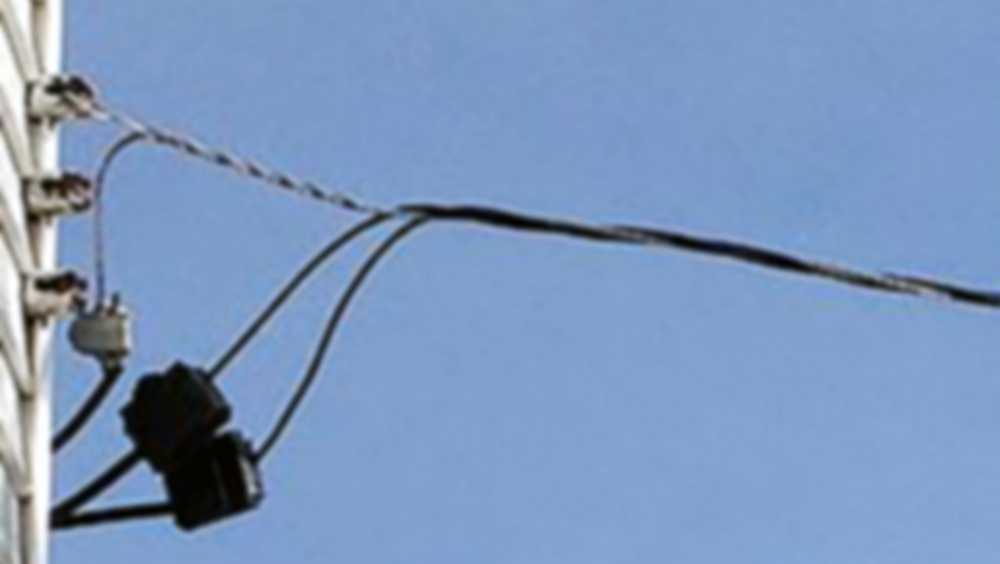 Person shocked while trying to use jumper cables to pirate electrical ...