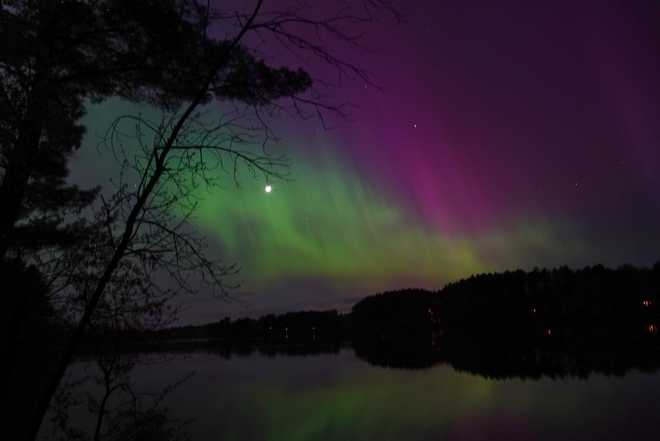 See Wisconsin northern lights