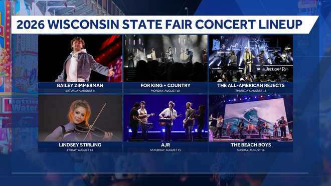 Wisconsin State Fair adds The Beach Boys to concert lineup