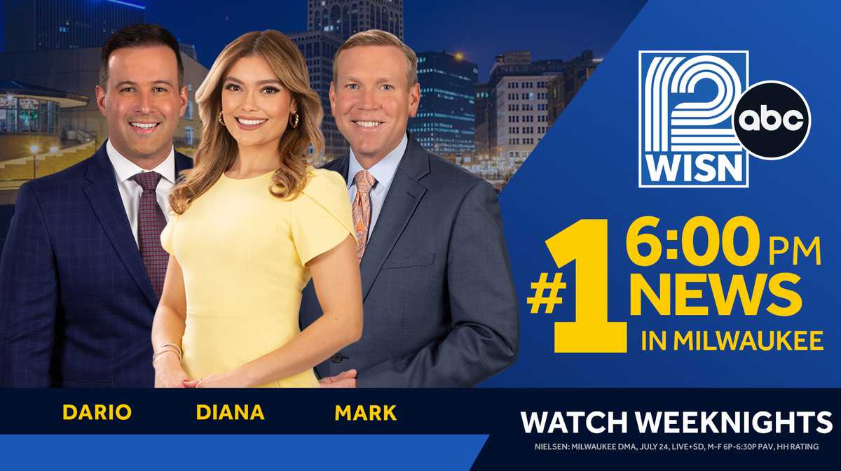 Watch 'WISN 12 News at 6:00 p.m.' with Diana Guitiérrez, Derrick Rose, Mark Baden, & Dario Melendez