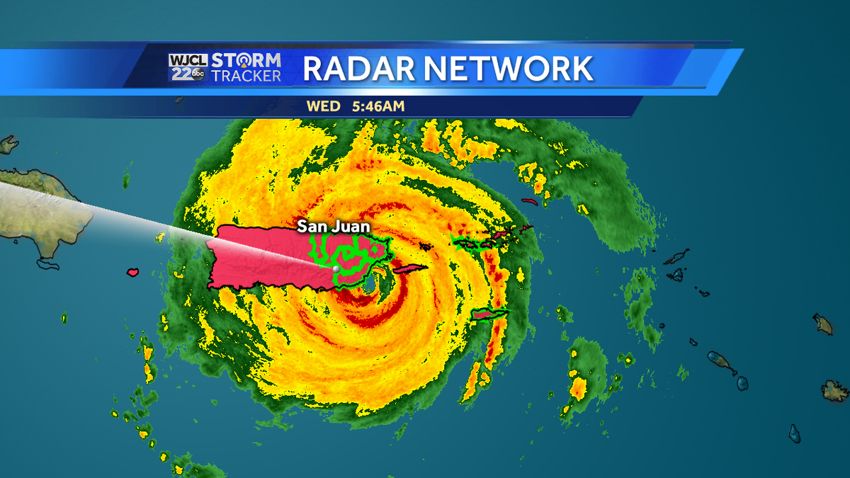 Hurricane Maria Makes Landfall on Puerto Rico