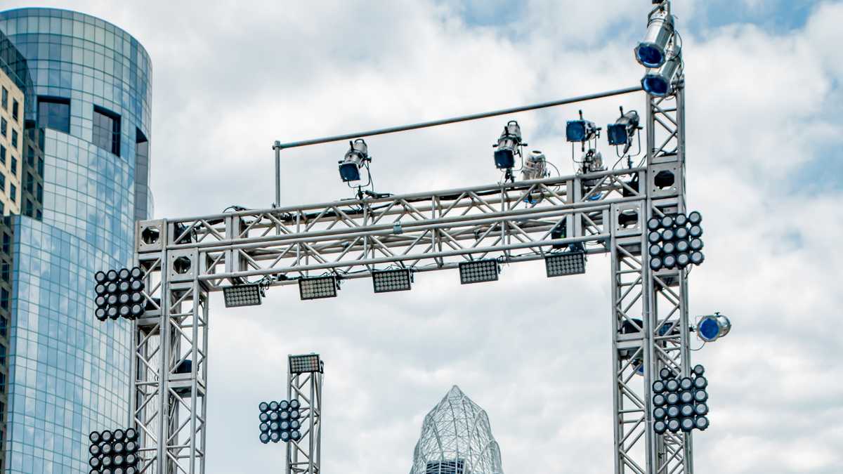 Photos: The stage is set for 'American Ninja Warrior' in Cincinnati