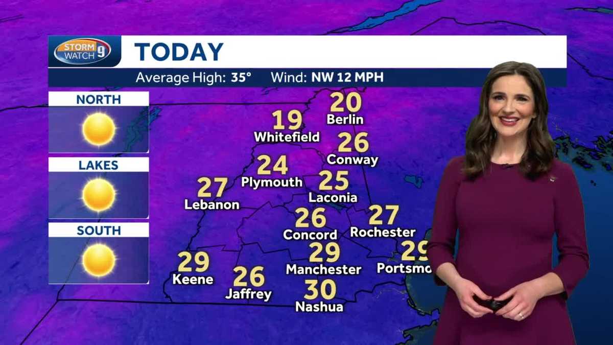 Watch: A brief break in the action Wednesday