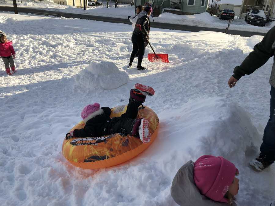 Kids taking blizzards by storm