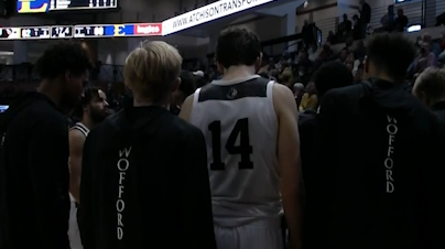 Wofford men's basketball team defeats ETSU, 62-60