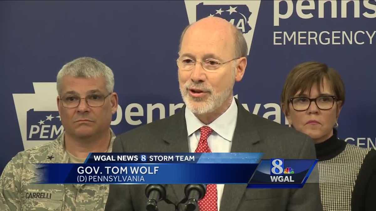 Governor Wolf signs proclamation of emergency