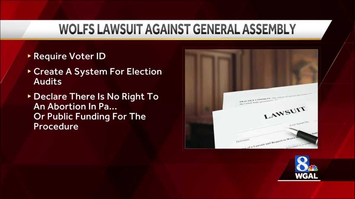Gov. Wolf files lawsuit against General Assembly