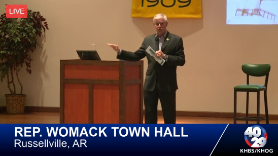 Rep. Womack holds town hall in Russellville