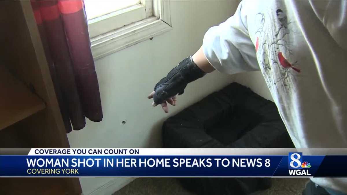 York woman hit by stray bullet that came through wall of home
