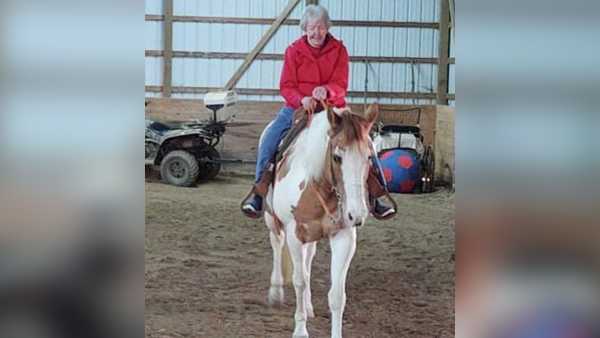 Hamilton woman celebrates 102nd birthday by riding horse
