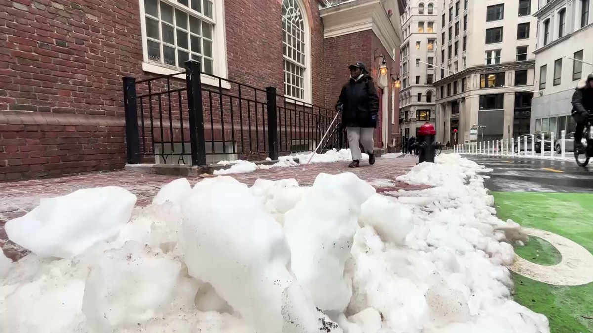 Icy sidewalks pose challenges for residents with disabilities