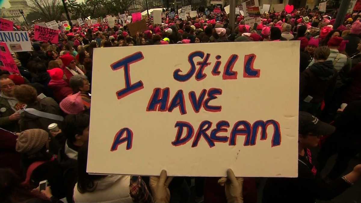 PHOTOS: Thousands march against Trump across the US and beyond