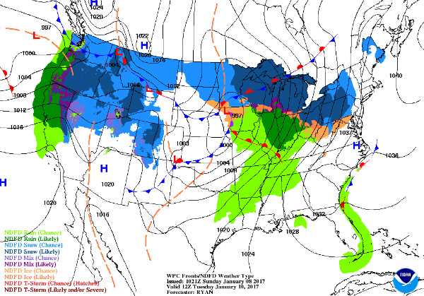 Weather Blog: Active weather week starts with snow