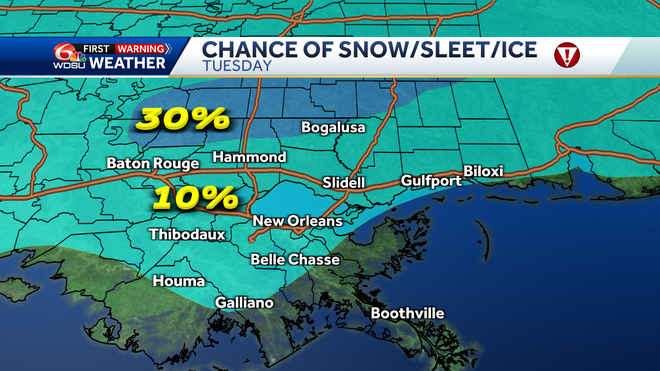 New Orleans Weather Forecast Will It Snow In New Orleans How Cold