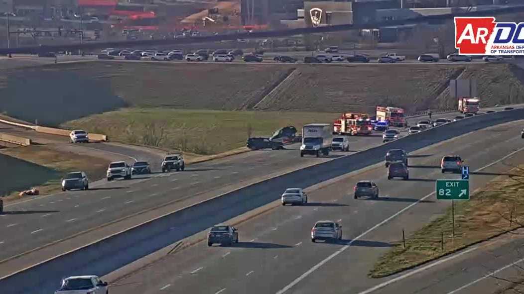 Accident slowed traffic on I-49 in Rogers