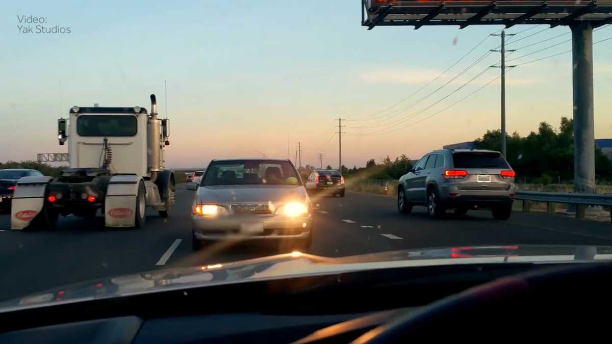 Wrong-way driver on I-5 in Sacramento recorded on video