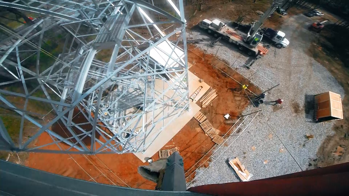 PHOTOS: WVTM 13 Live Doppler radar rises up in central Alabama