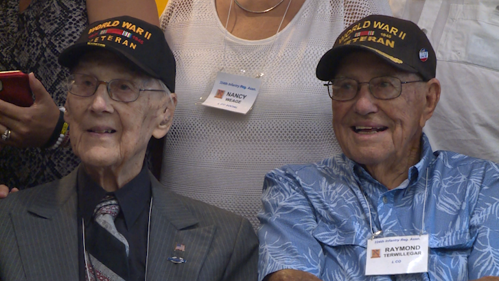 World War Two veterans get together for infantry reunion
