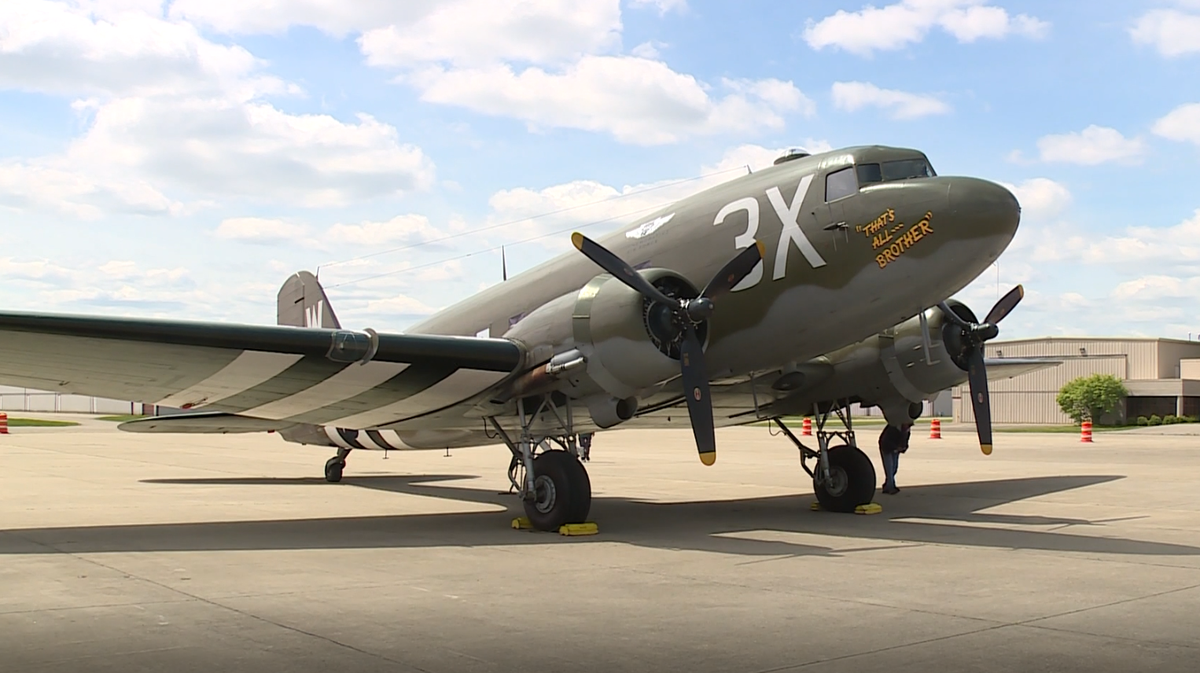 WWII aircraft on display offering rides, tours in Hamilton