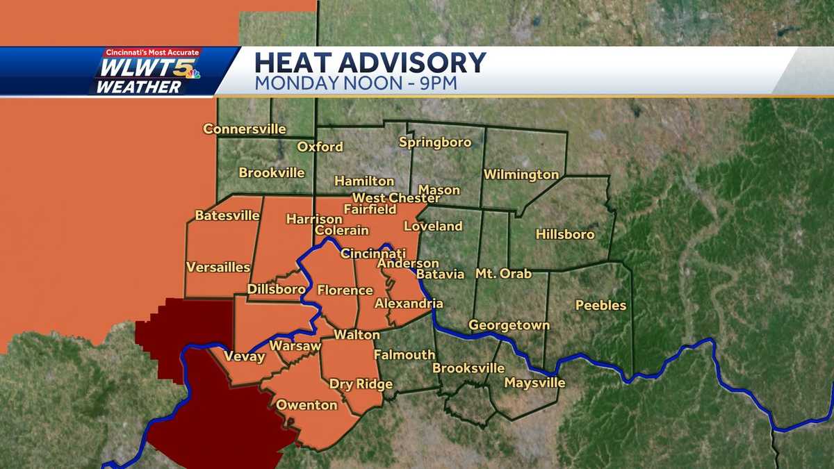 Weekly weather planner: Heat advisory to begin hot week