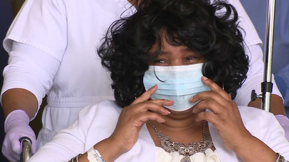 Robin Eaton celebrated as 1000th hospitalized patient with COVID-19 to ...