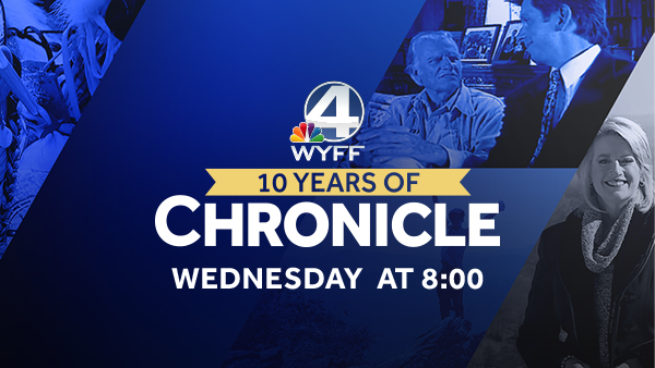 WYFF 4 marks 10th anniversary of award-winning Chronicle program
