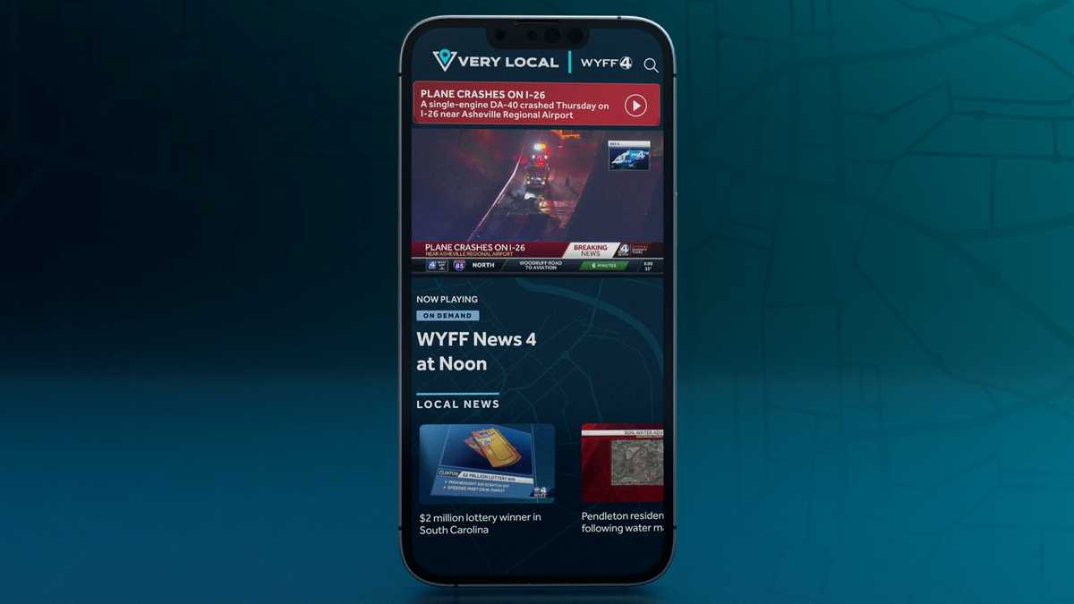 Stream Very Local powered by WYFF 4 on the go with the mobile app