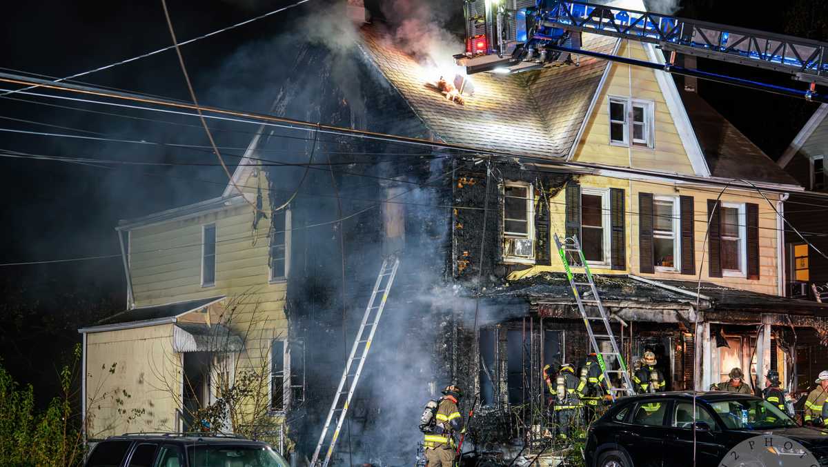 Photos: Fire scorches Cumberland County, Pa. duplex