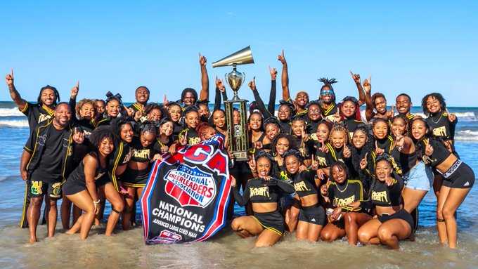 XULA cheerleaders win NCA national championship