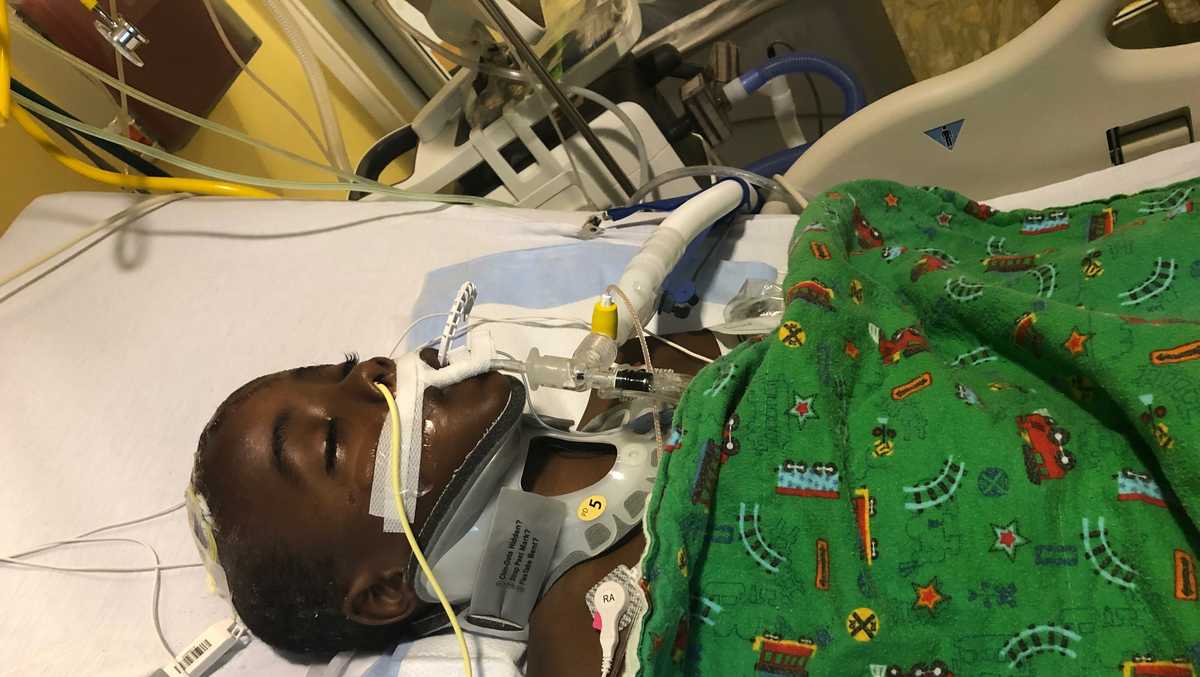 'He's still there and still smiling:' 6-year-old suffers brain damage ...