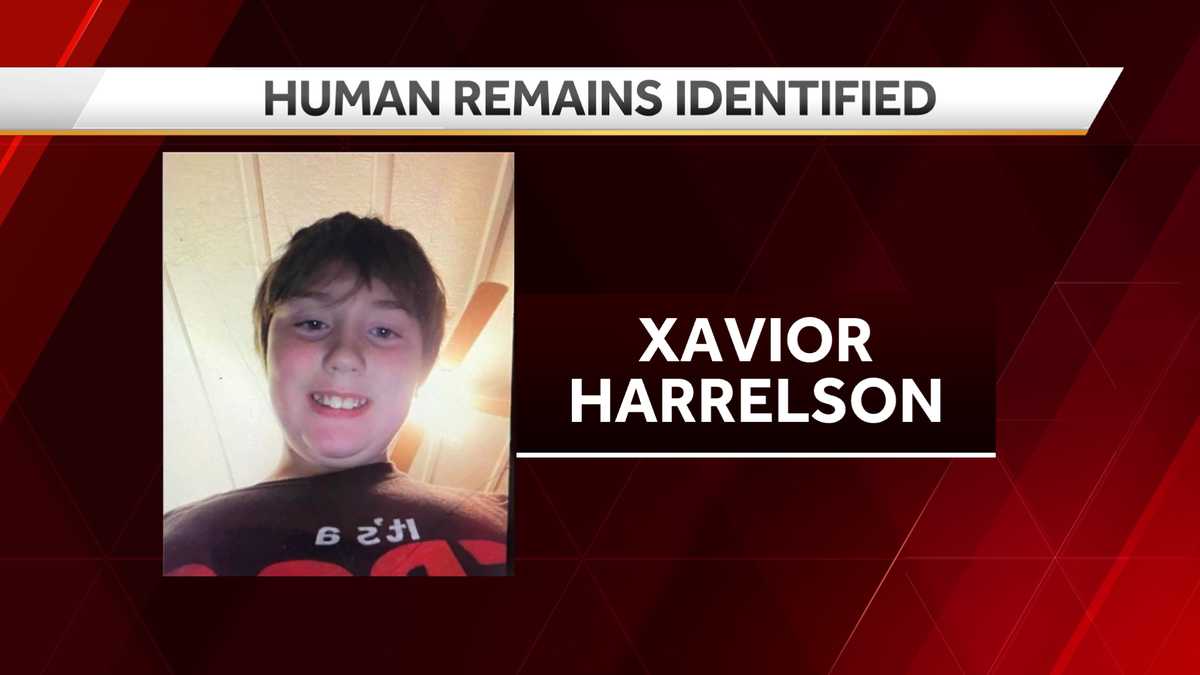 Sheriff confirms adolescent remains belong to Xavior Harrelson