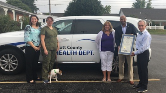 Scott County honored for efforts to mitigate HIV epidemic